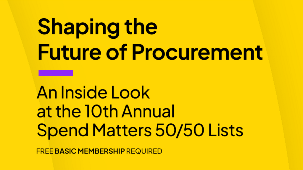 Future of Procurement - 2023 Vendors Lists - Spend Matters