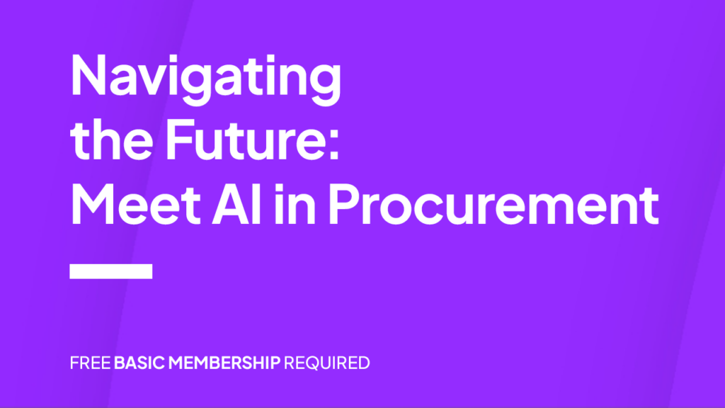 Meet AI in Procurement Webinar - Spend Matters